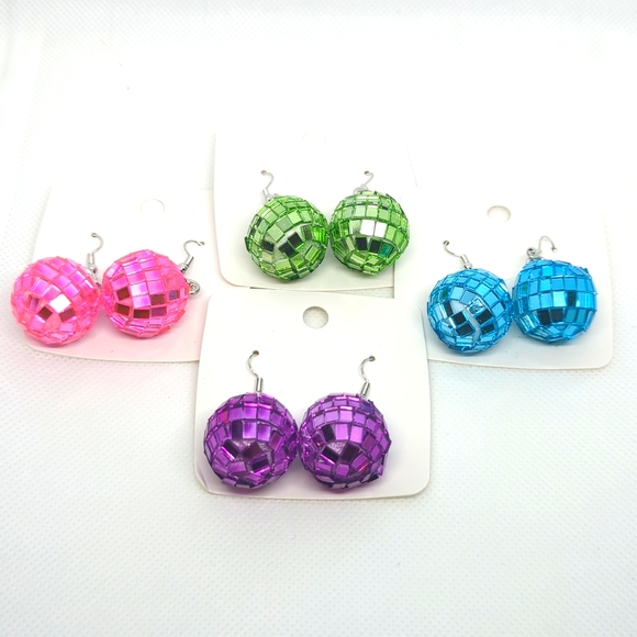 Jewelry | 1 Pair New Disco Ball Earrings | Poshmark
